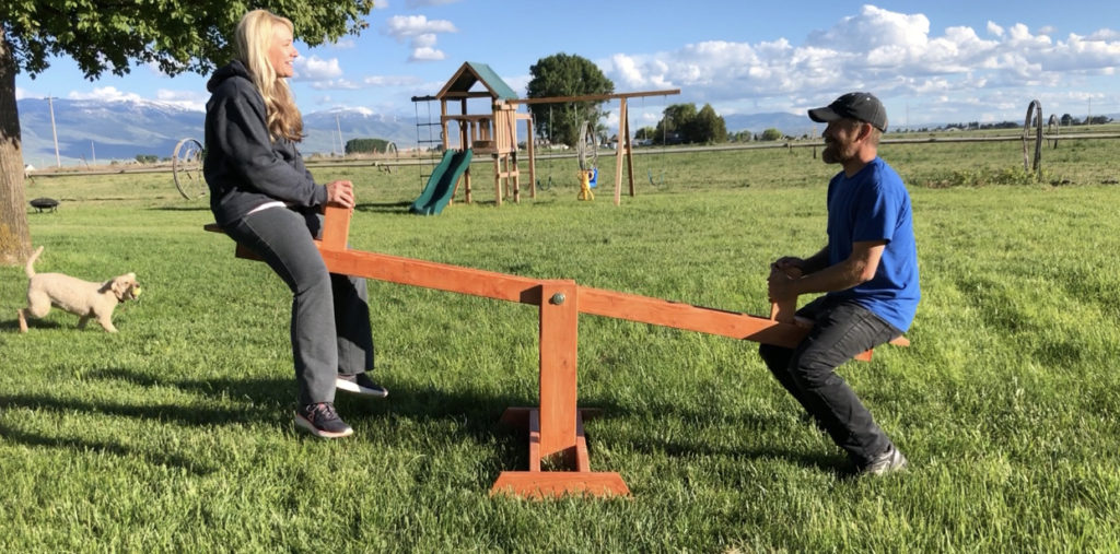 Makeover Monday - Teeter Totter - Crafty Wildflower